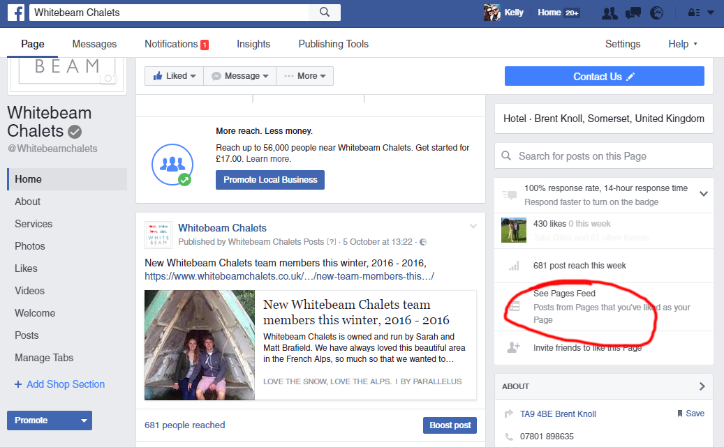 How To Use Facebook As A Business Page By Kaydee Web